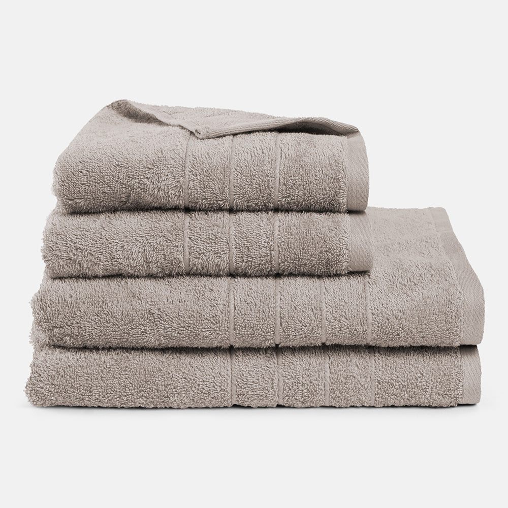 Classic Bath Towel Bundle | Light Grey | Linenbundle UK